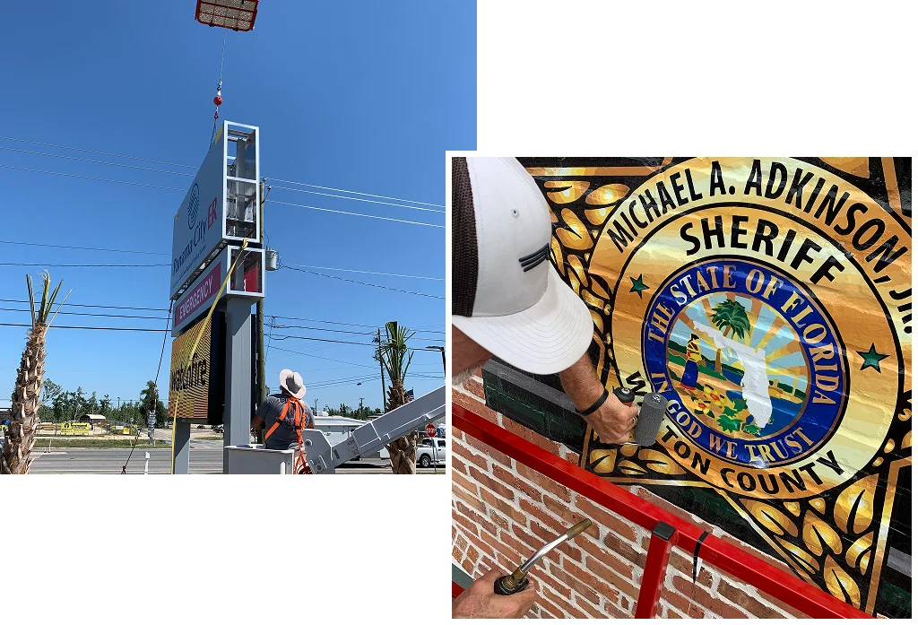 Reliable National Sign Install Services in Florida - Vintage Sign & Light